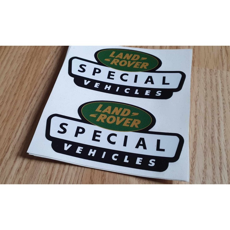 Paire Sticker Land Rover Special Vehicle